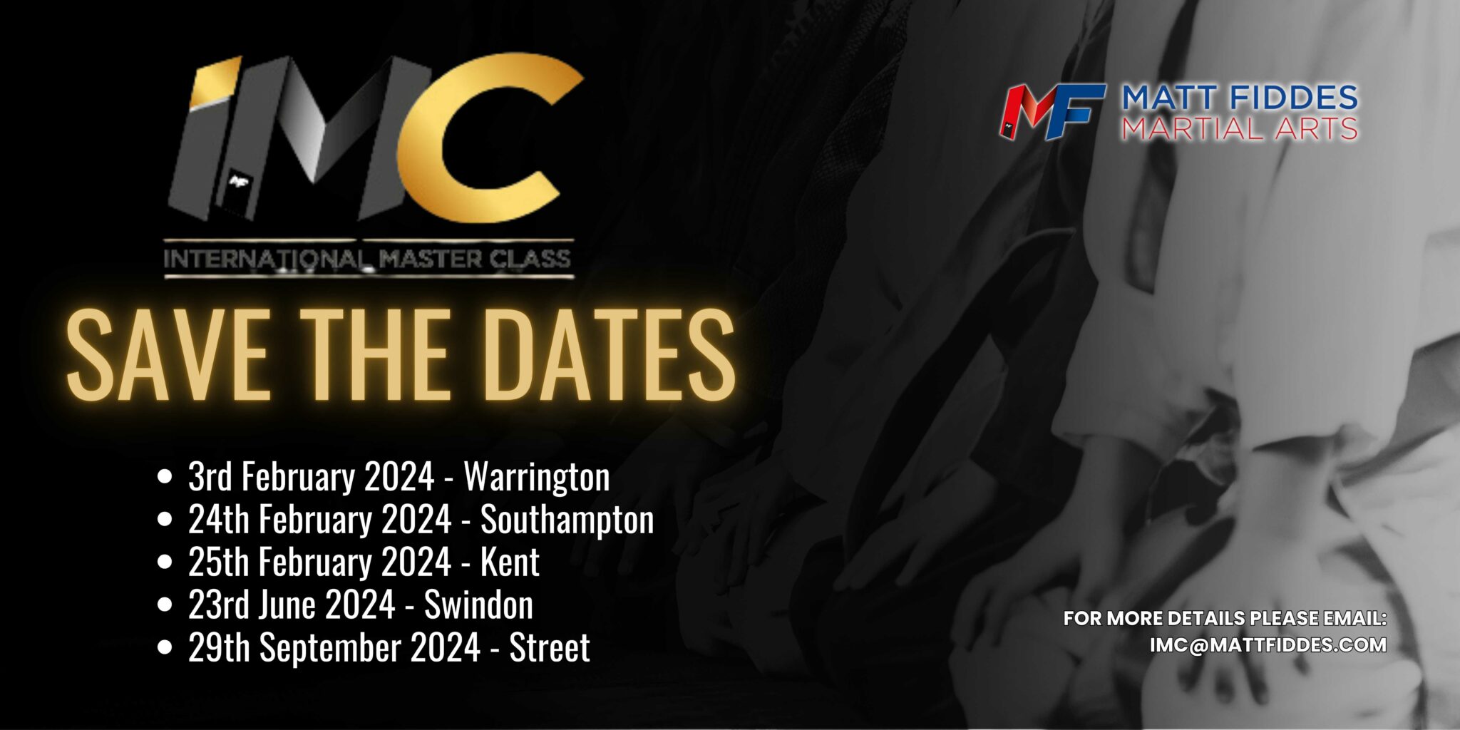 International Master Class Events - Matt Fiddes Martial Arts